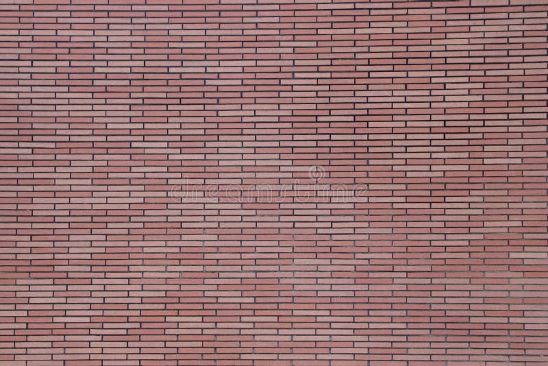 Staggered Running Band Long Red Brick Pattern Stock Image - Image of ...