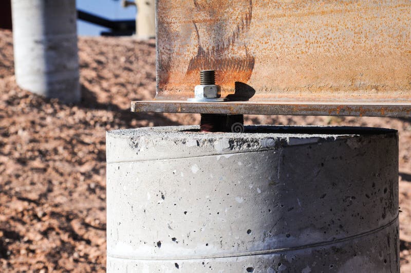 Stahltr?gerstruktur Mit Bolzen Stockbild - Bild von unterstützung, stahl: 148721277