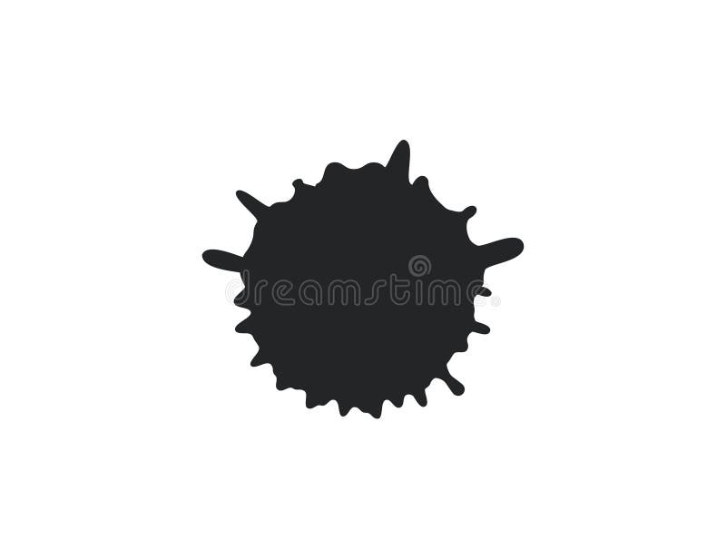 Stain, Blot Icon. Vector Illustration. Stock Vector - Illustration of ...