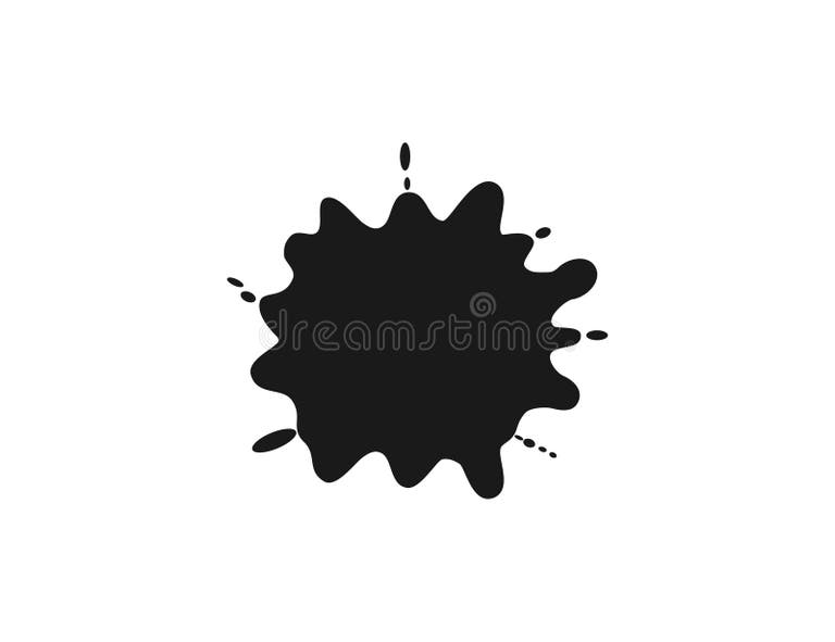 Stain, Blot Icon. Vector Illustration. Stock Vector - Illustration of ...