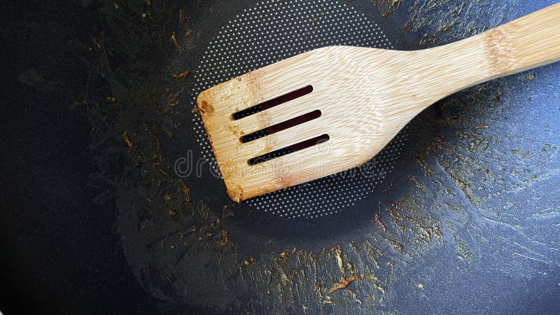 Stain on Pan Background, Cooking with Stain, Stain Texture, Copy Space ...