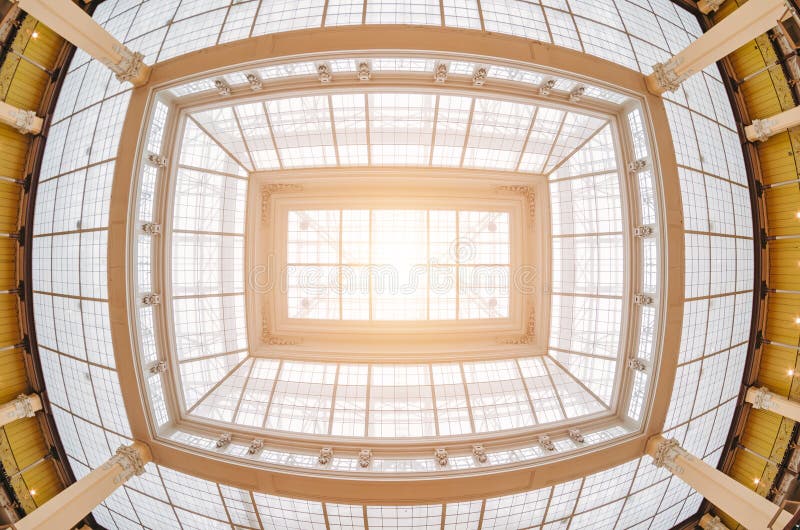 Stained Ancient Roof and Light from it Stock Image - Image of european ...