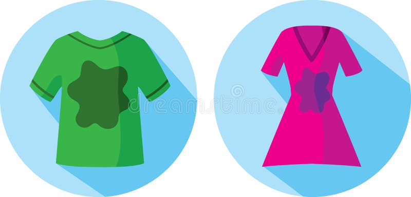 Stained clothes icon stock vector. Illustration of skirt - 40204038