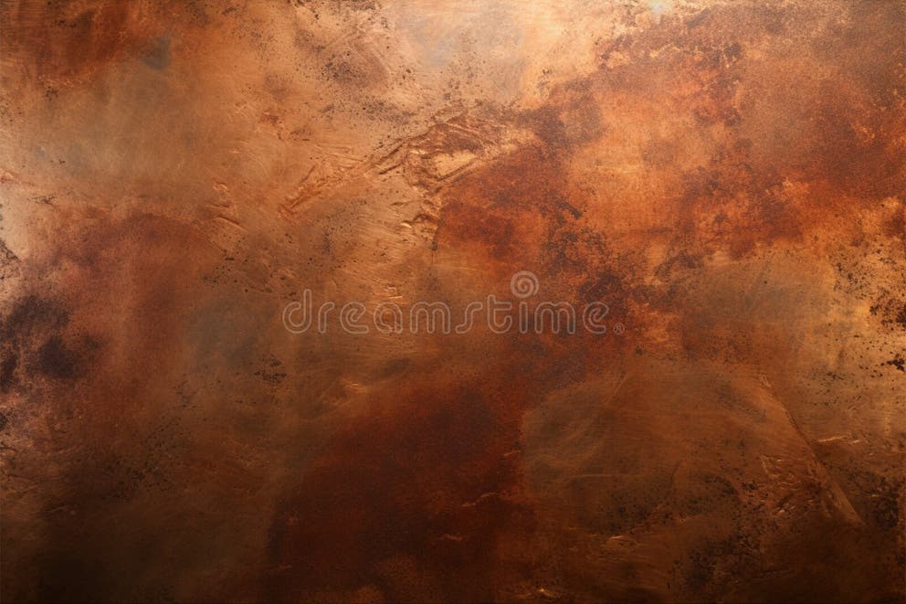 Stained Copper Metal Surface Texture, Creating a Rustic, Weathered ...