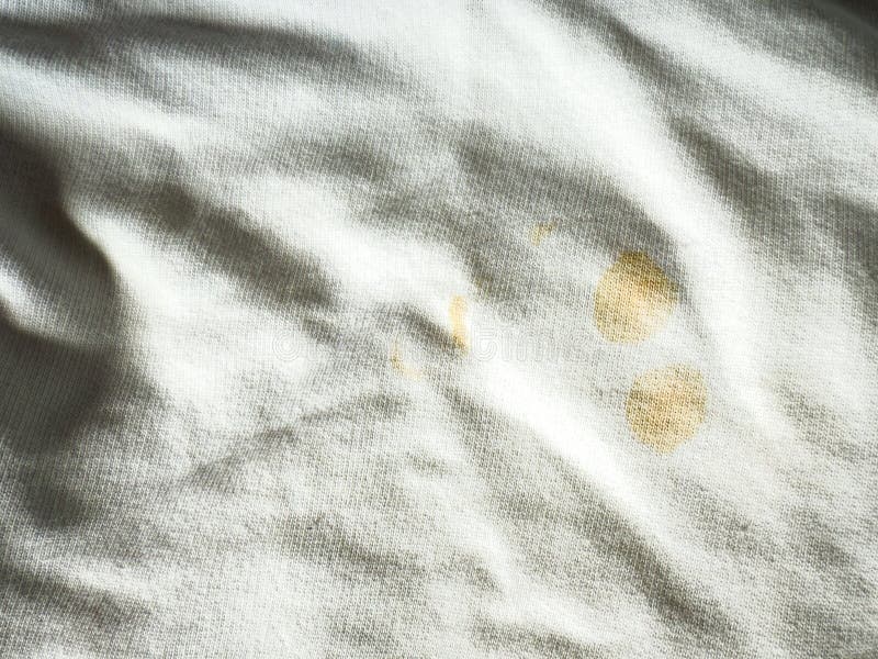 Stained Fabric. Stained White Cotton Fabric Stock Image - Image of ...