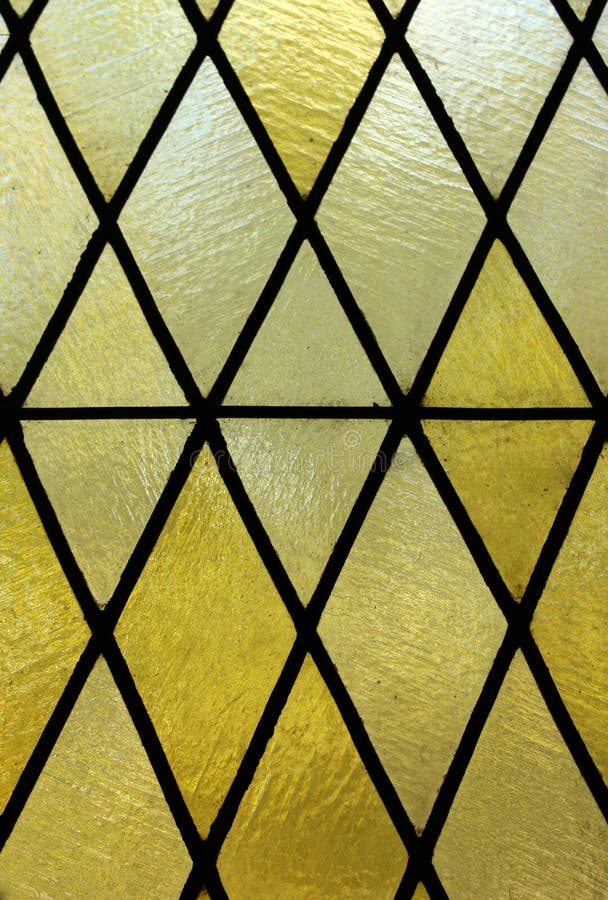 Stained Glass with Multi Colored Diamond Pattern As Background Stock ...