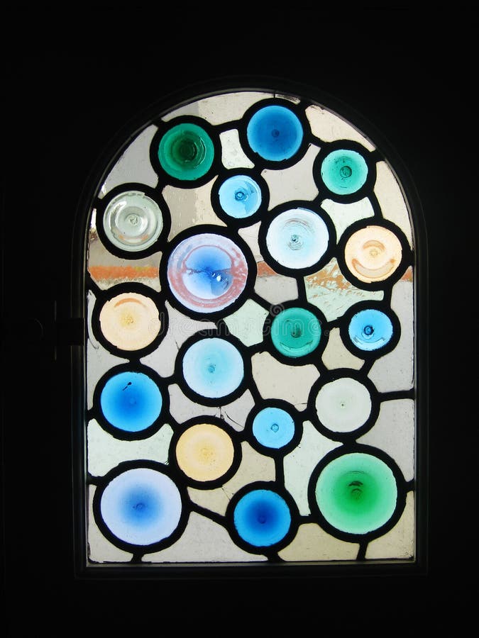 Stained glass stock photo. Image of religion, geometric - 87575320