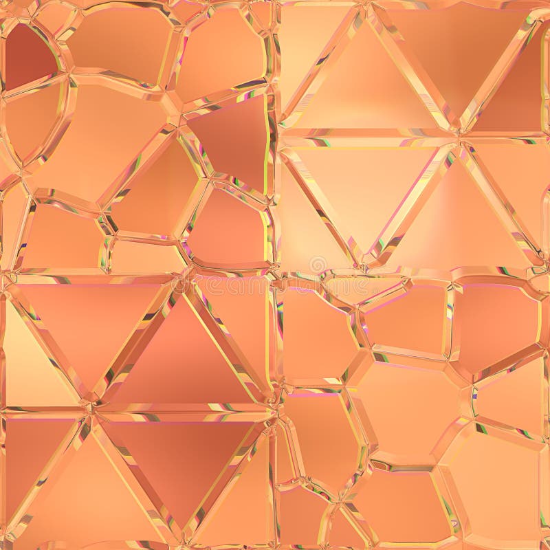 Stained Glass Background. Seamless Pattern Stock Illustration ...