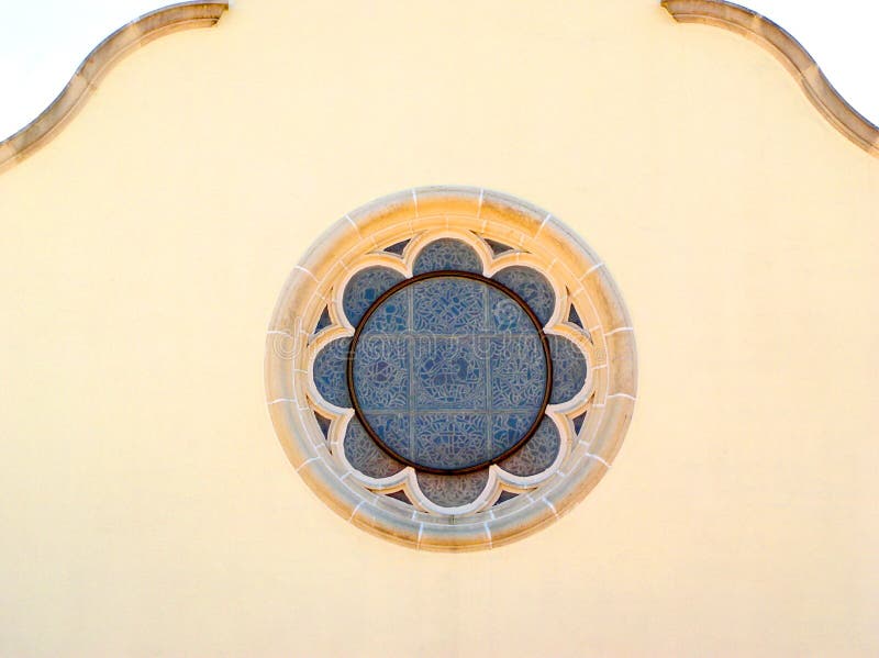 Stained Glass Circular Window Stock Image - Image of window, decorative ...