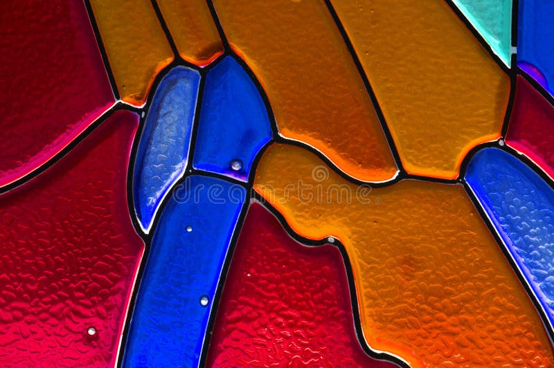 Stained Glass Color Background Stock Photo - Image of black, chaos ...