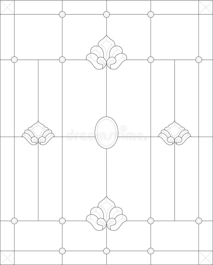 Stained Glass Designing Vector CDR Using for Plotter Vinyl Cutting ...