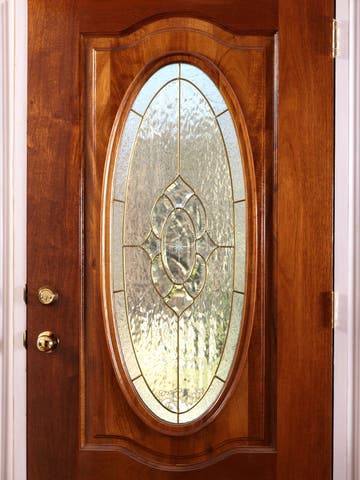 Stained Glass Door stock photo. Image of keyhole, hole - 8090412