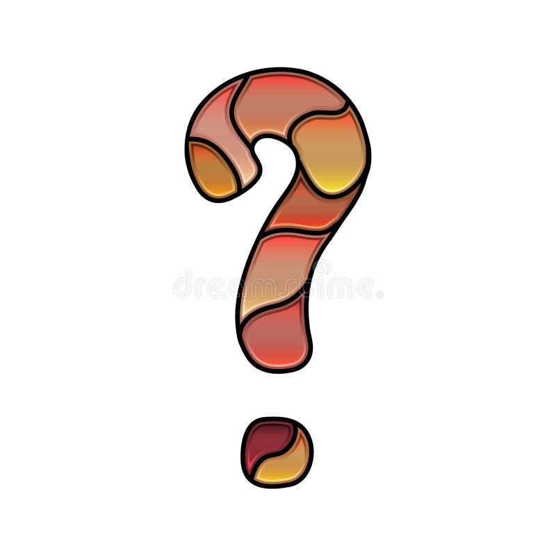Stained Glass Font Question Mark Stock Illustrations – 7 Stained Glass ...