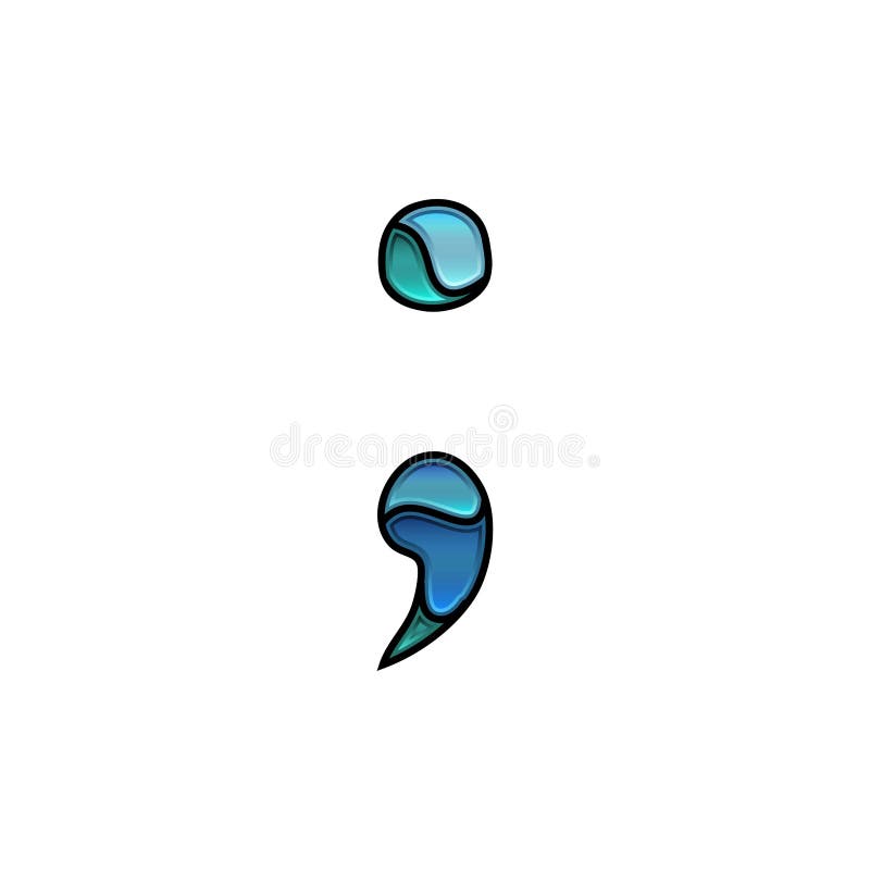 Semicolon Stock Illustrations – 552 Semicolon Stock Illustrations ...