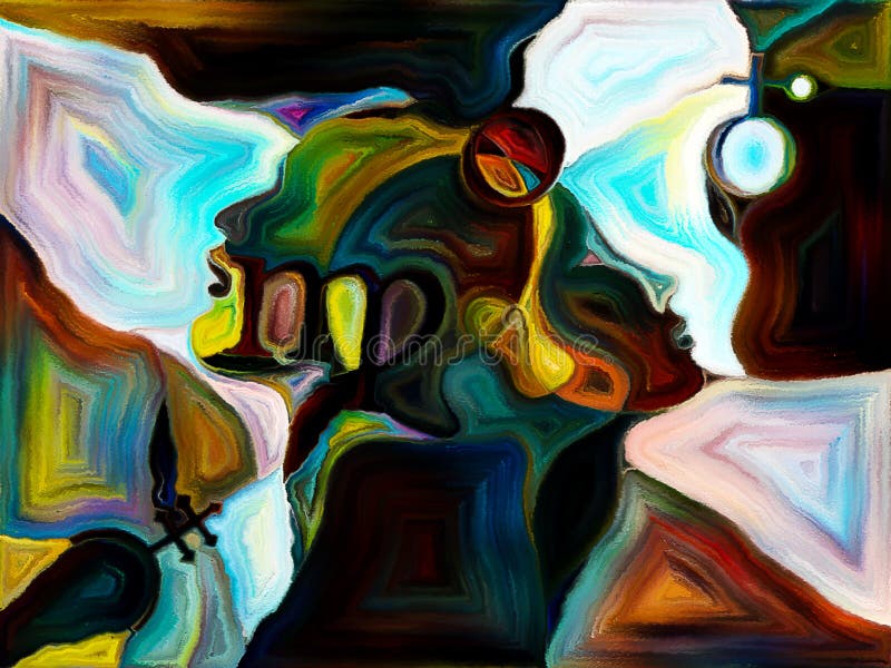 Evolving Shape Division stock illustration. Illustration of artwork ...