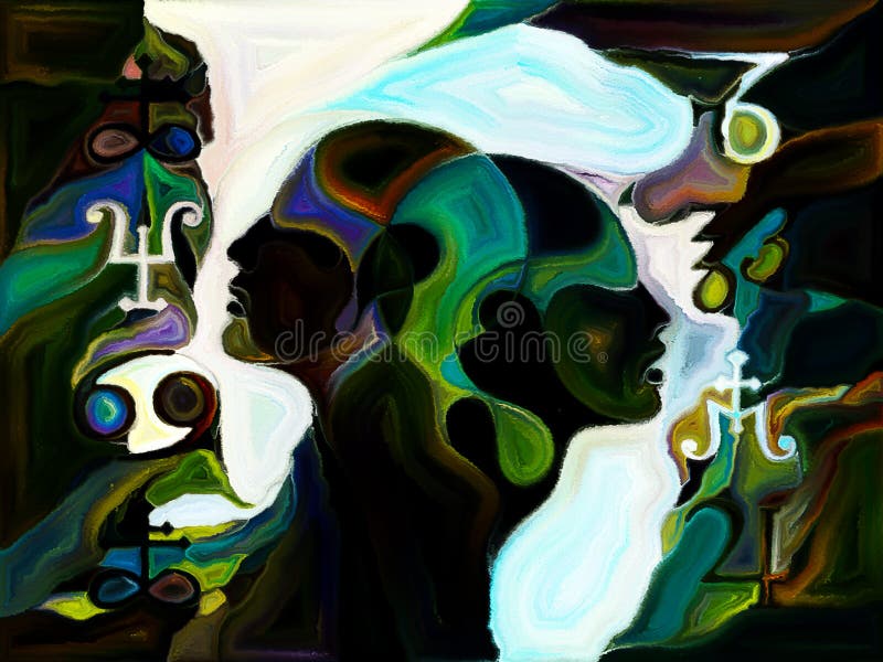 Evolving Shape Division stock illustration. Illustration of artwork ...