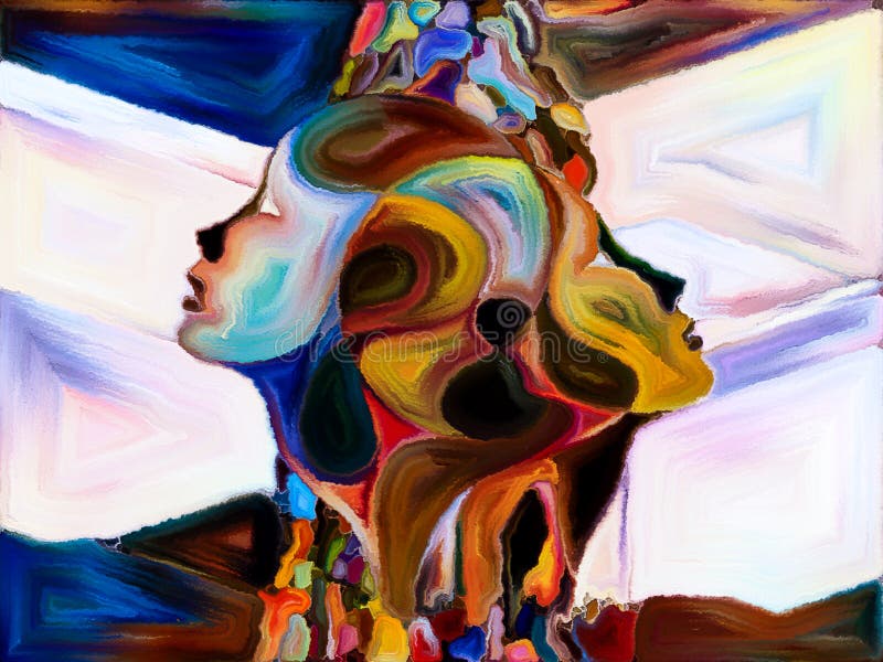 Evolving Shape Division stock illustration. Illustration of artwork ...