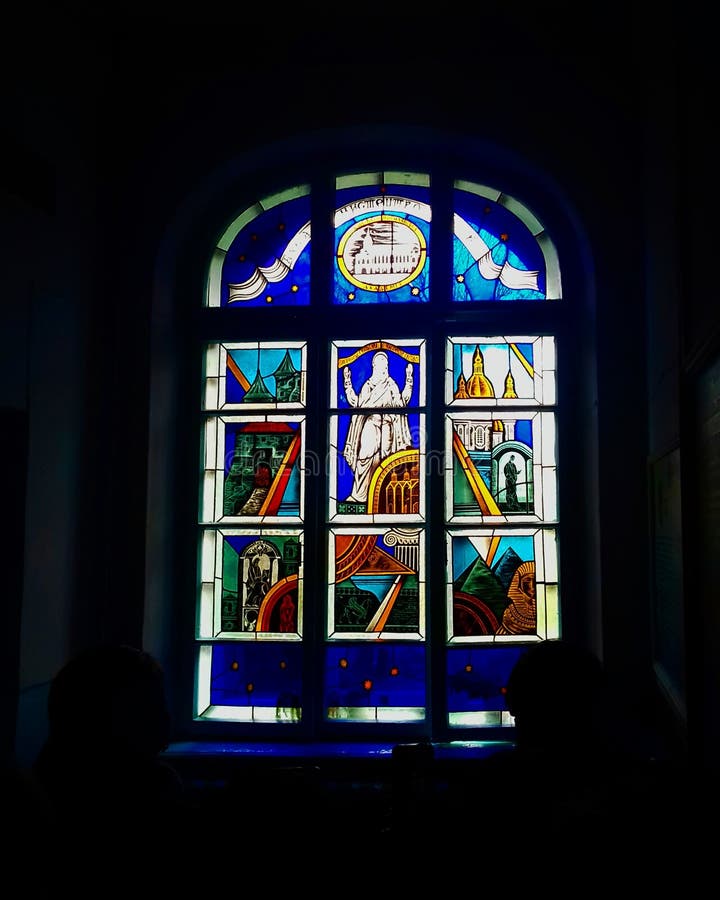 Stained glass stock photo. Image of school, glass, ancient - 76425612