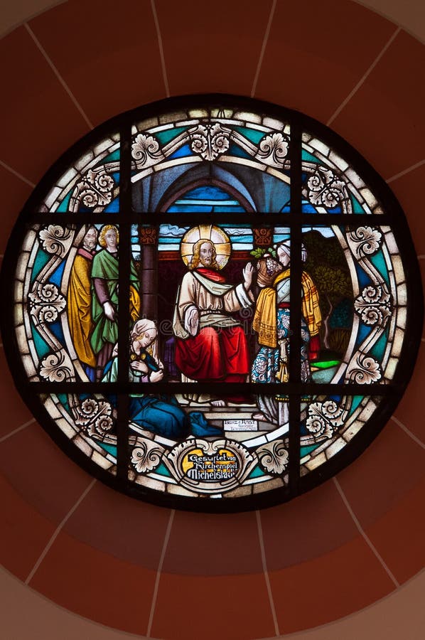 Stained Glass, Glass, Material, Window Stock Photo - Image of window ...