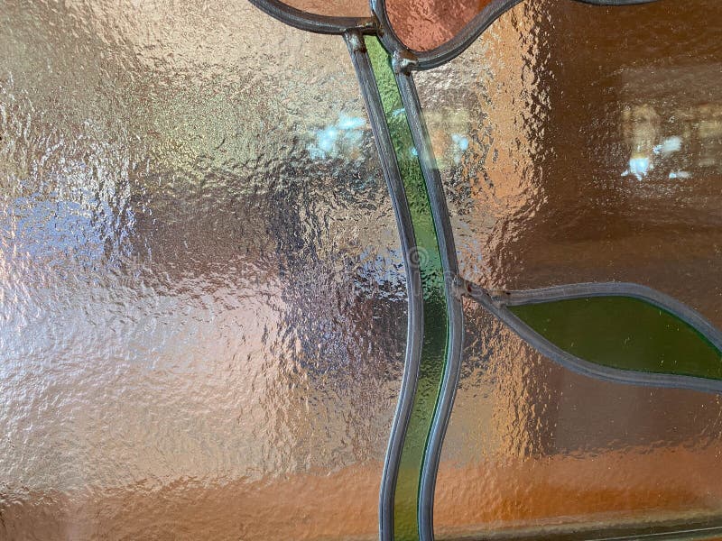 Stained Glass with Multi Colored Diamond Pattern As Background Stock ...