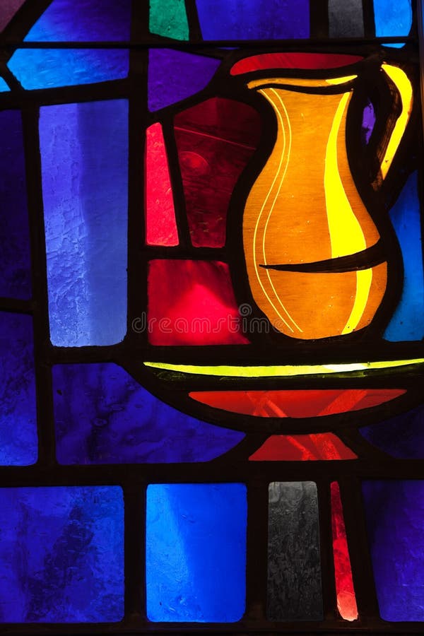 Stained Glass Pitcher stock image. Image of christian - 28927901