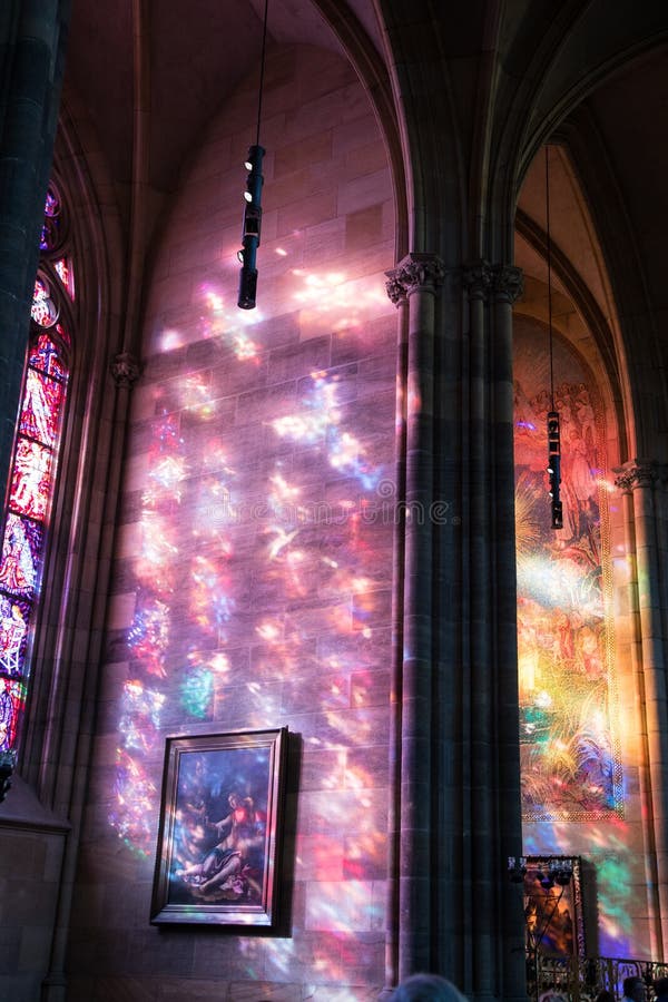 Reflections Of Stained Glass Windows Stock Photo - Image of glass ...