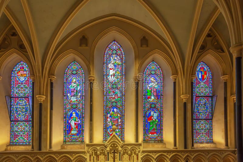 St Patrick`s Cathedral, Dublin, Ireland Editorial Stock Image - Image ...