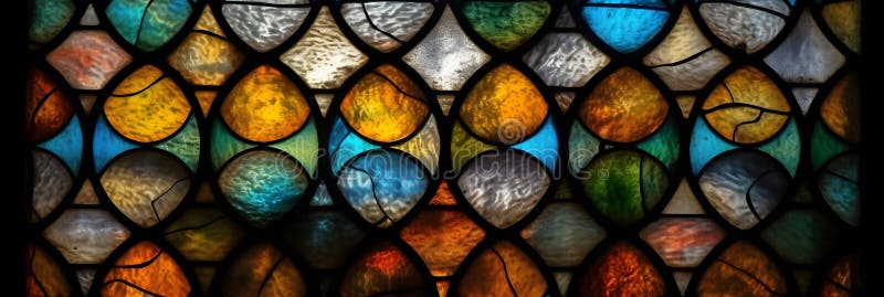 Stained Glass Texture, Colorful, Perfect for Web Design Background or ...