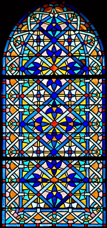 Stained-glass window 101 stock photo. Image of church - 7682392