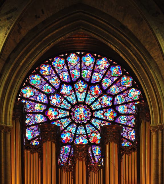 481 Stained Glass Window Church Circular Stock Photos - Free & Royalty ...