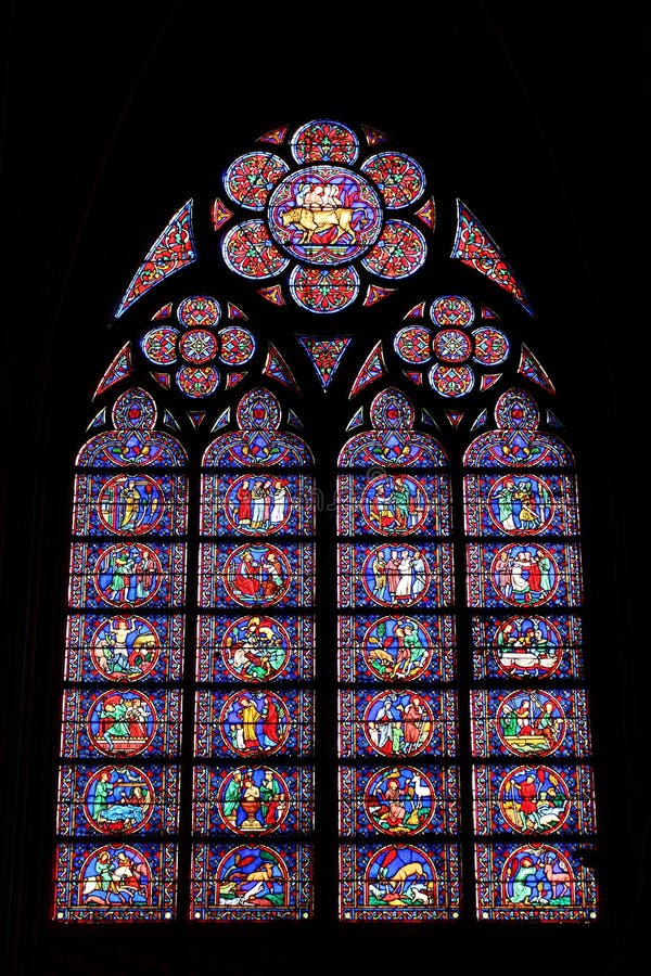 Stained glass window stock photo. Image of religion, window - 22956406