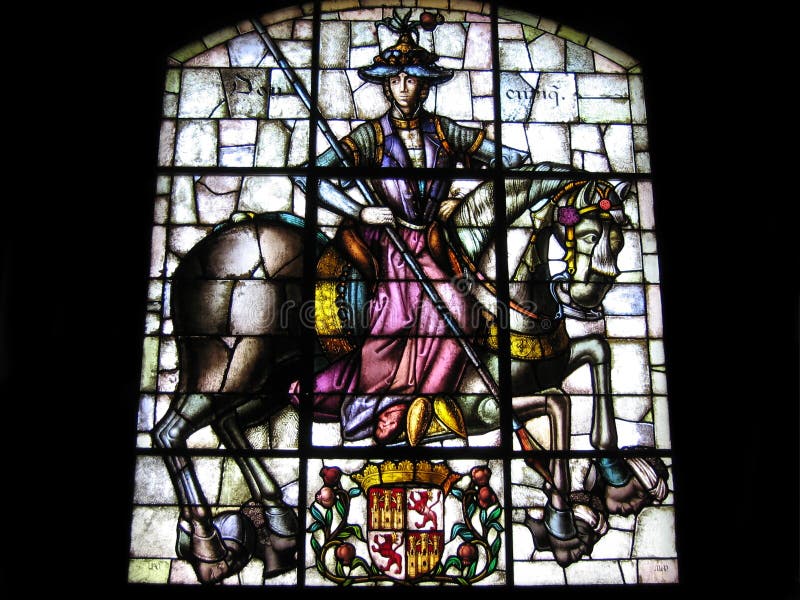 Stained Glass Knight stock photo. Image of colors, medieval - 20677742