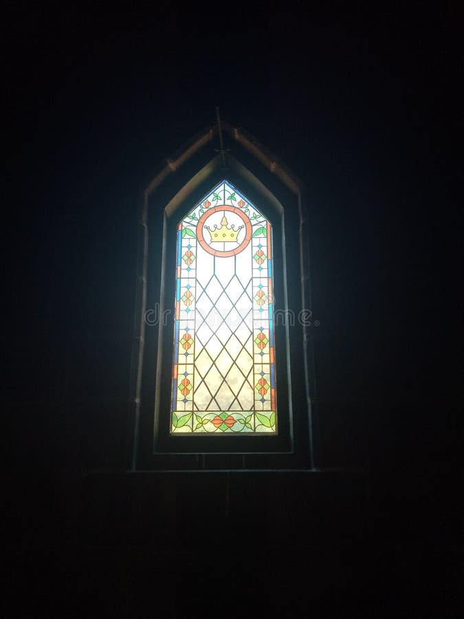 Stained Glass Window in a Castle Stock Photo - Image of window, stained ...