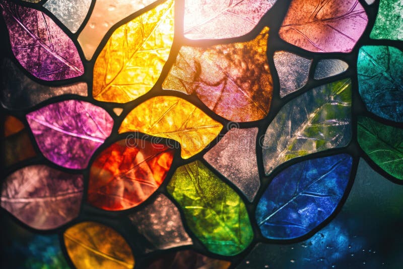 Stained Glass Window Close Up Stock Image - Image of detail, feature ...