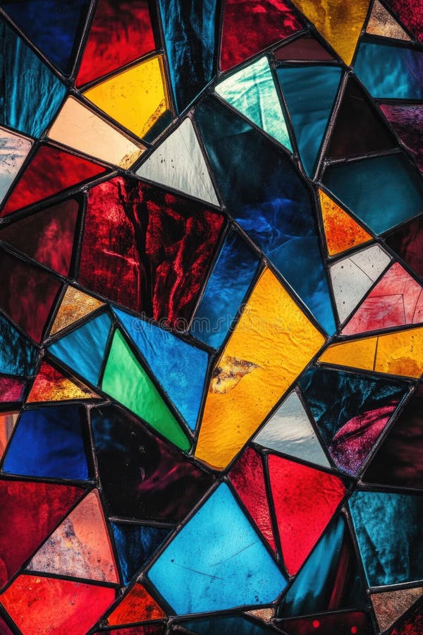 Stained Glass Window Close-Up Stock Photo - Image of glass, close ...
