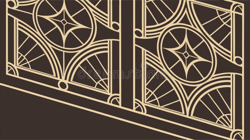 Stained Glass Window Pattern, Decorative Glass Art and Colorful ...