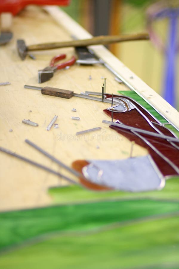 Stained glass window stock image. Image of tradition - 50206443