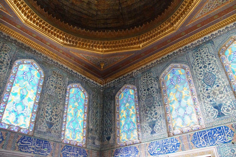 Stained glass windows stock image. Image of ottoman, turkey - 43000755