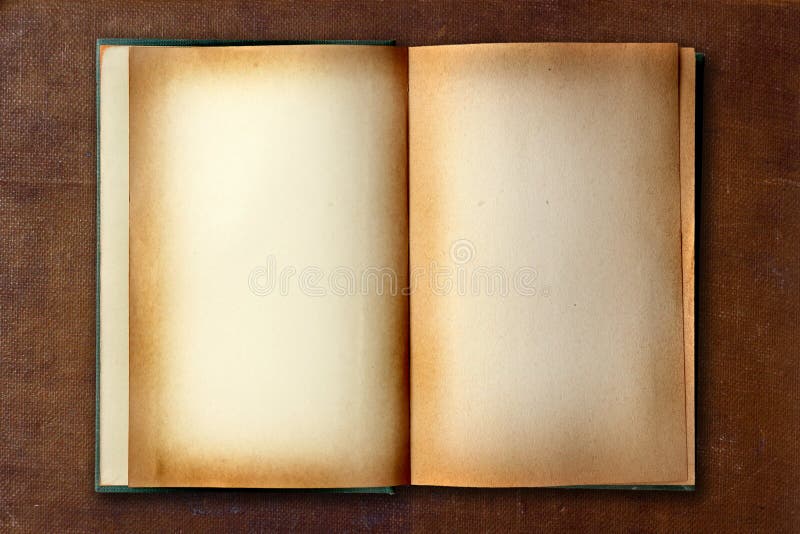 Stained Old Work Book Open stock photo. Image of paper - 6339424