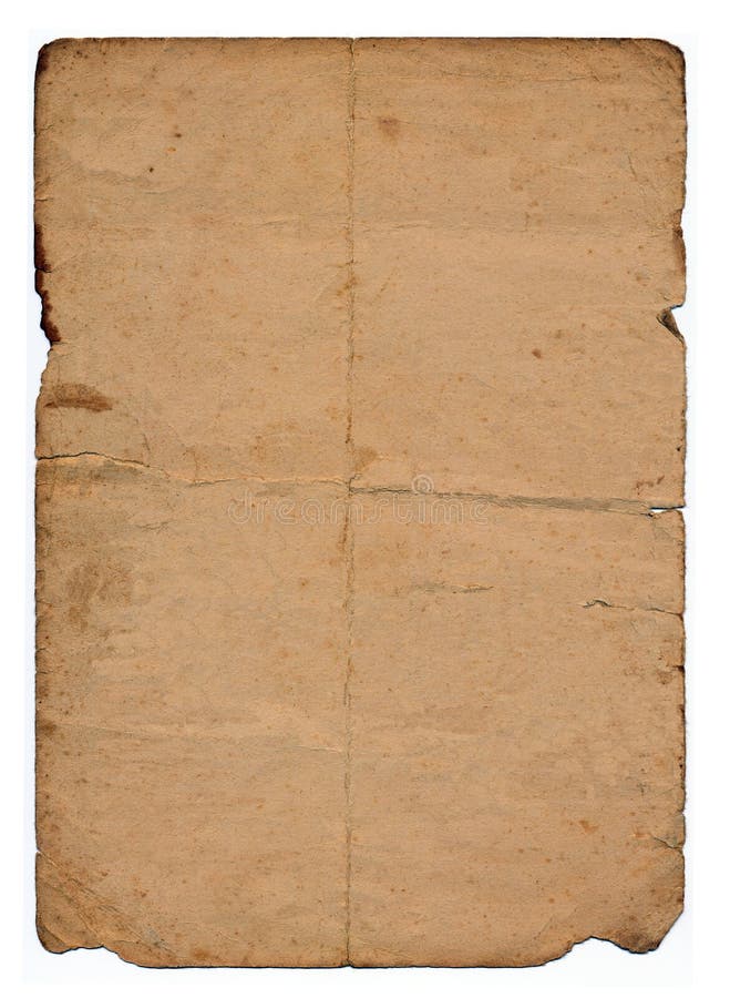 Stained page of old paper stock photo. Image of blank - 10665472