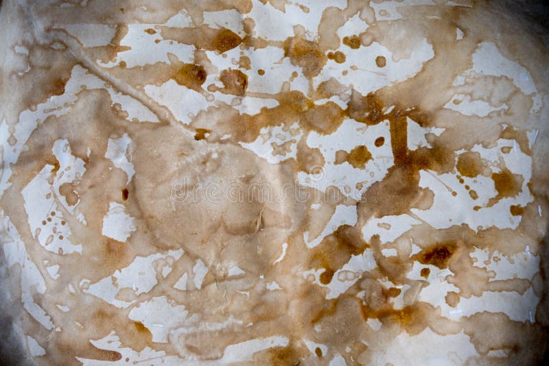 Stained Paper with Coffee Cup Stains Stock Photo - Image of restaurant ...