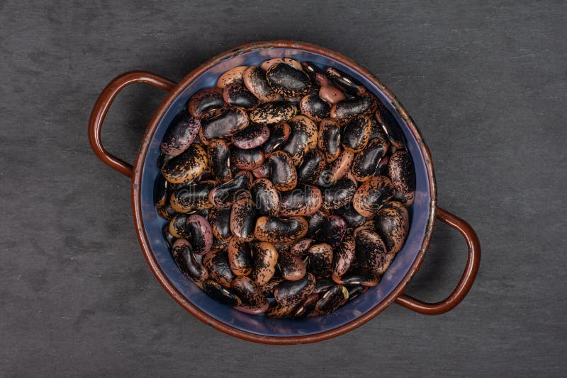 Stained Purple Bean on Grey Stone Stock Photo - Image of delicious ...