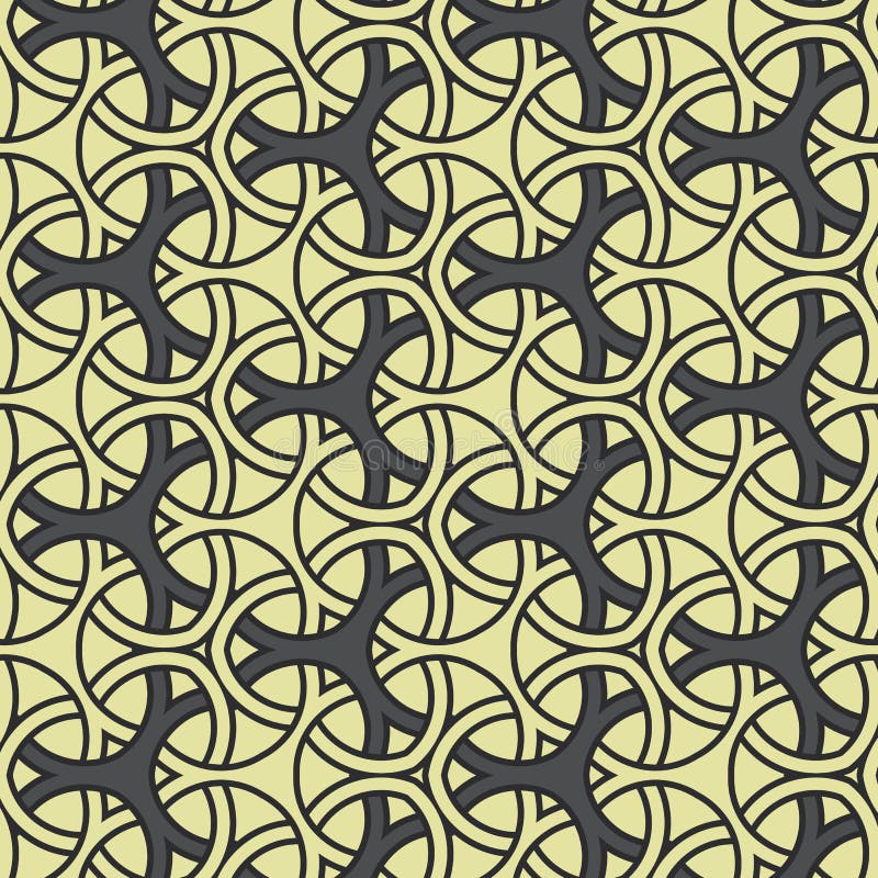 Stained Traditional Geometric Tile Seamless Pattern Stock Vector ...