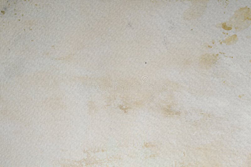 Stained White Blank Watercolor Paper Stock Image - Image of environment ...