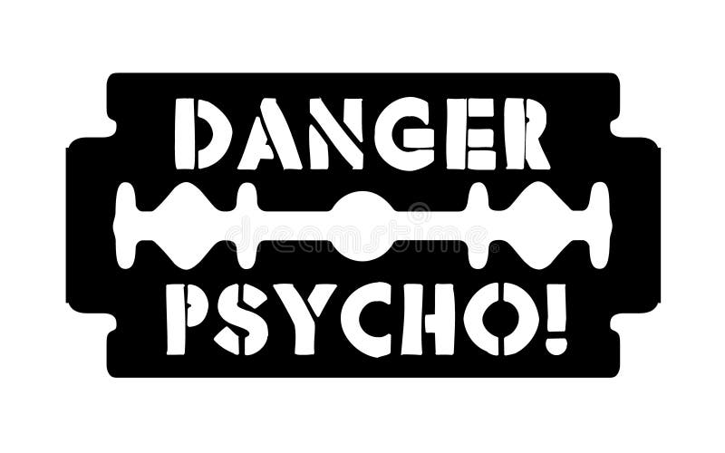 Psycho Text with Red Roses Illustration. Typography Slogan with Rose T ...