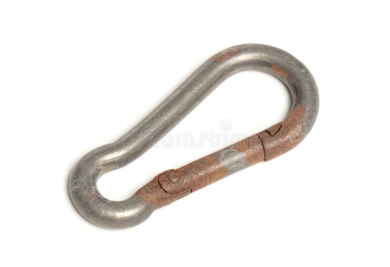 Stainless Carabiner Snap Lock Hook Stock Image - Image of hook ...