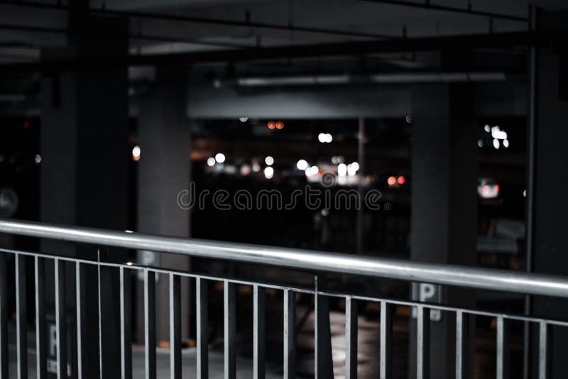 Stainless Fence at night stock image. Image of black - 205657643