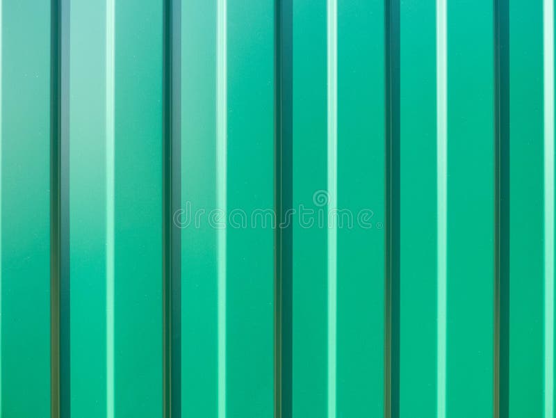 Stainless Green Colored Galvanized Profiled Sheet. Background or ...
