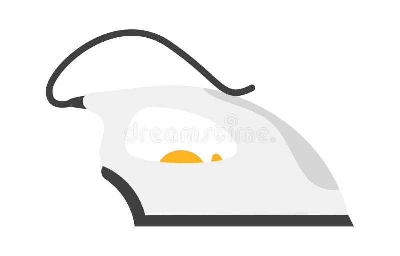 Stainless Iron Flat Icon Household Appliance Stock Vector ...
