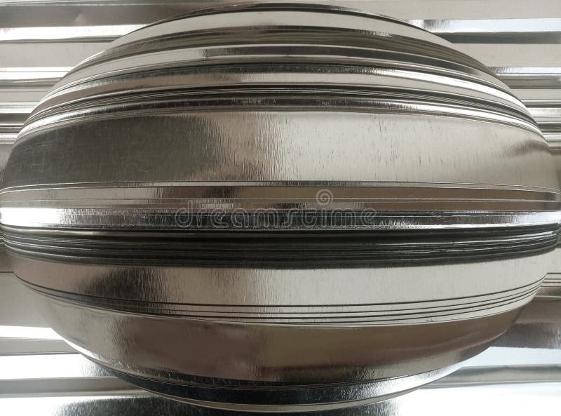 Convex Silver Metal Surface Stock Image - Image of background, gray ...